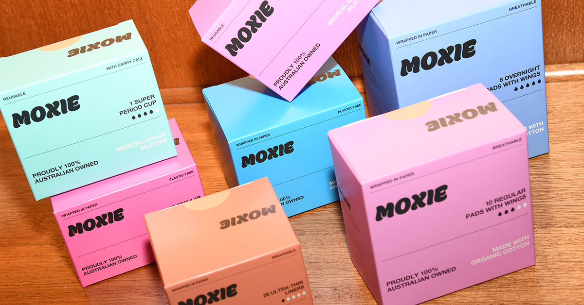 Period care - cups, tampons, pads, liners + more | Moxie