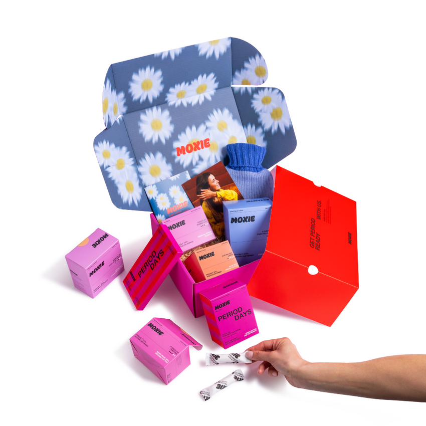 Welcome to Periods! period starter kit (Deluxe) | Moxie